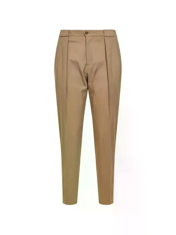 BRIGLIA 1949 Portobello Pleated Trousers - Neutrals