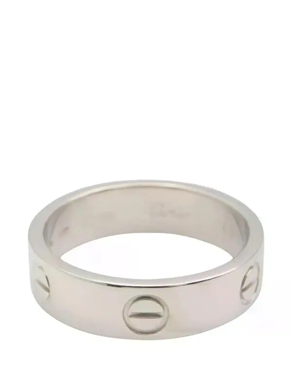 CARTIER Love Screw-motif Ring - Silver