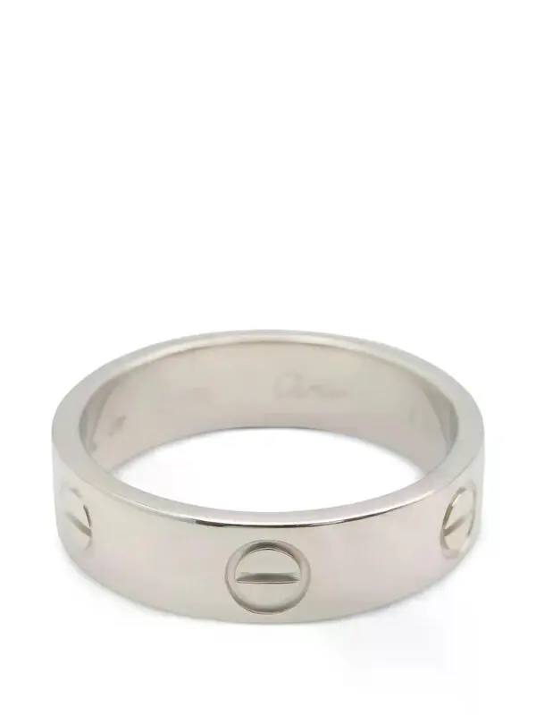 CARTIER Love Screw-motif Ring - Silver