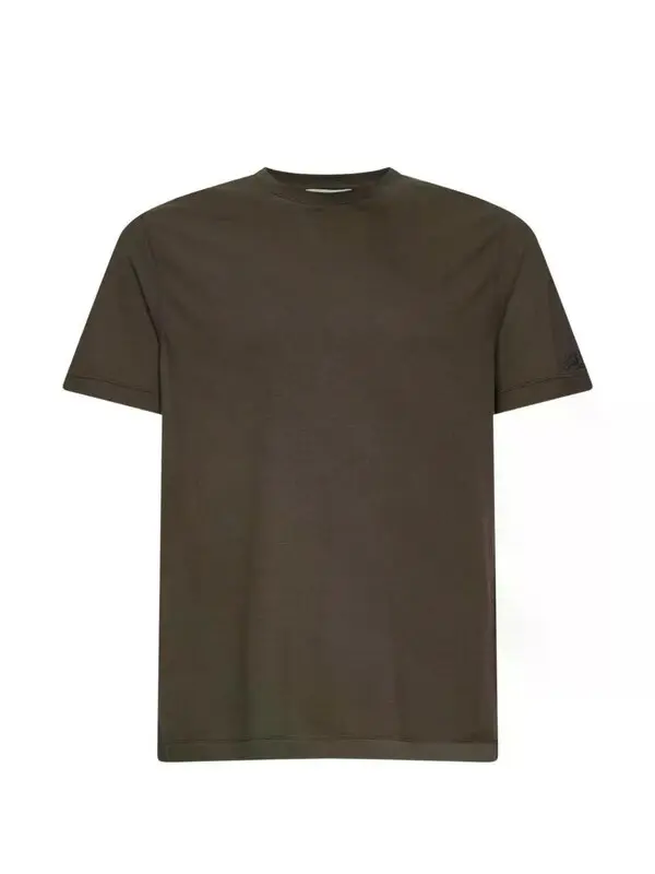 MC2 SAINT BARTH Logo-embroidered Cotton-crepe T-shirt - Green