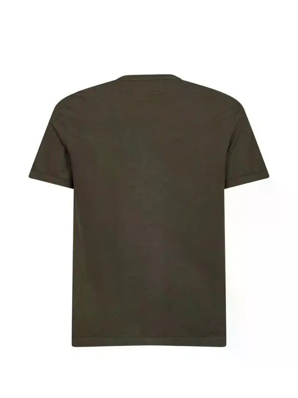 MC2 SAINT BARTH Logo-embroidered Cotton-crepe T-shirt - Green