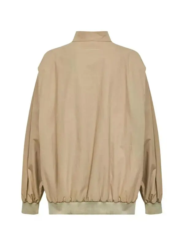 MAISON MARGIELA Zip-up Bomber Jacket - Neutrals