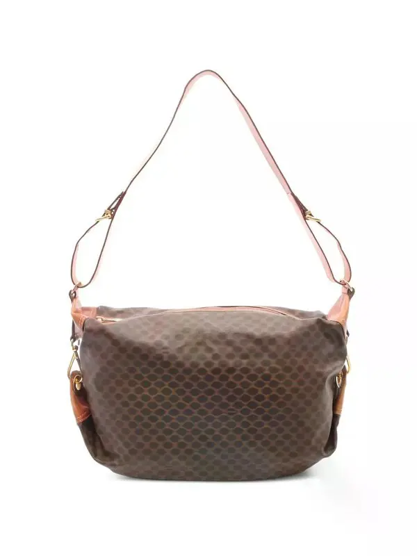 Celine 2000s Macadam Shoulder Bag - Brown