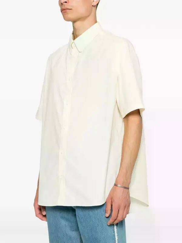 Études Studio Button-down Short-sleeve Cotton Shirt