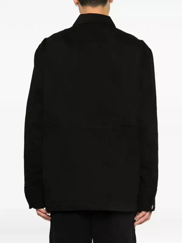 Études Studio Rivet-detailed Worker Jacket - Black