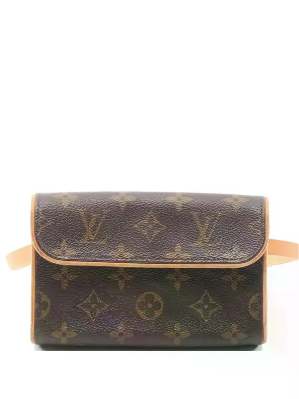 LOUIS VUITTON 2002 Pochette Florentine Belt Bag - Brown