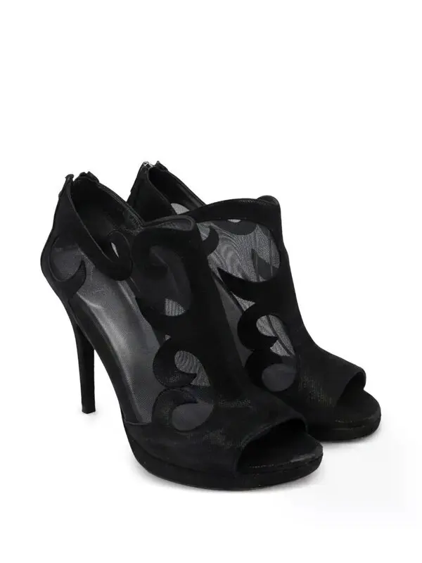 STUART WEITZMAN Showbiz Leather Ankle Boots