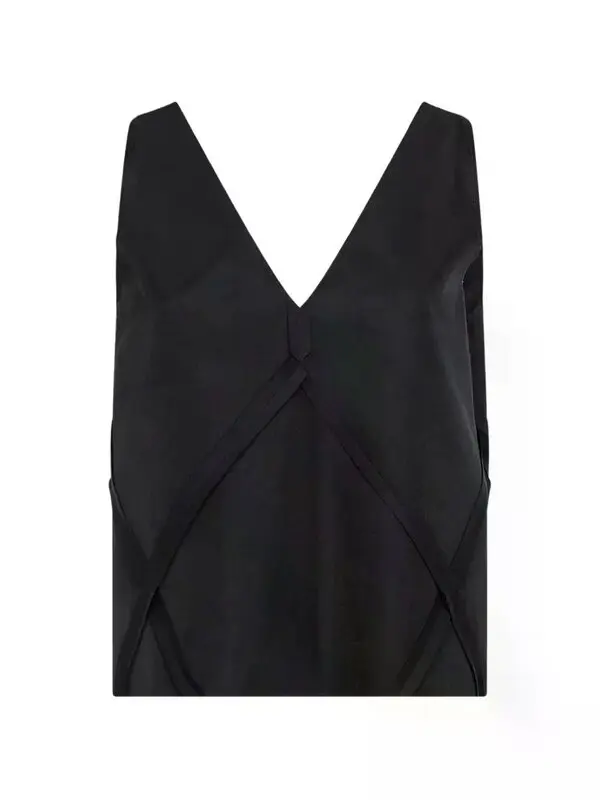 MAISON MARGIELA Paneled V-neck Top