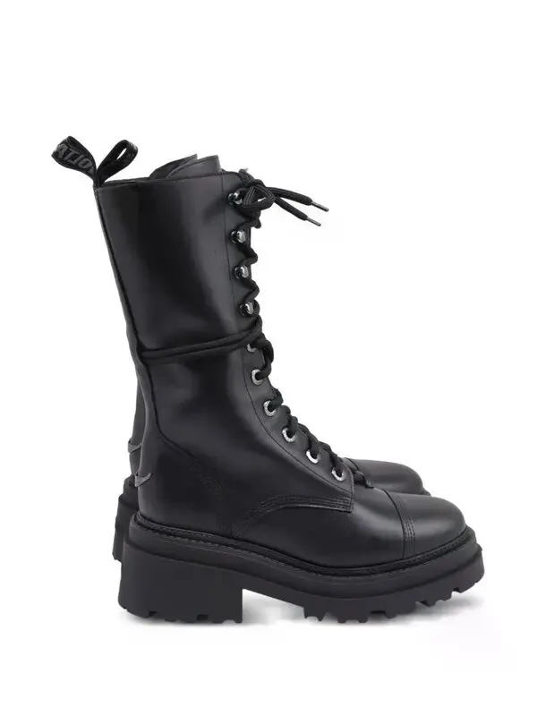 Zadig&Voltaire Ride Leather High-top Boots - Black