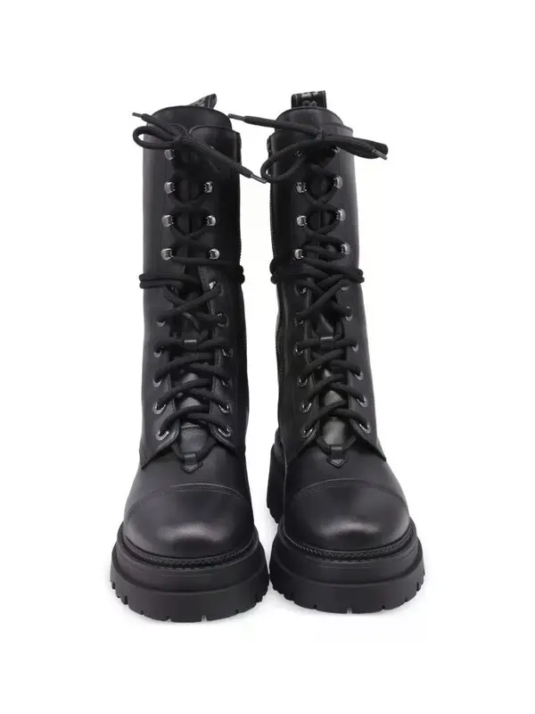 Zadig&Voltaire Ride Leather High-top Boots - Black