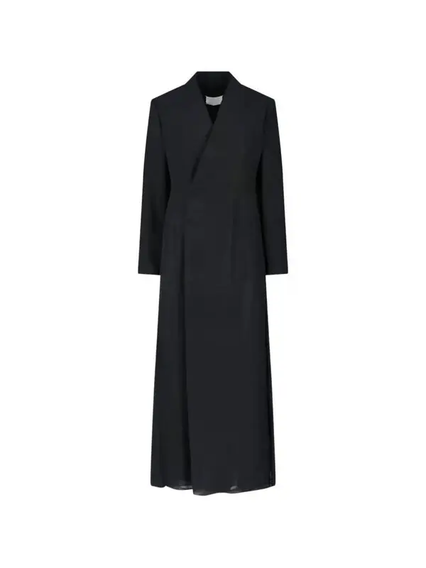 MAISON MARGIELA V-neck Maxi Dress - Black
