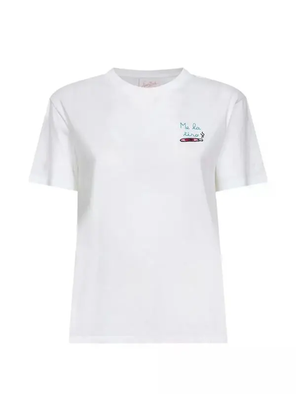 MC2 SAINT BARTH Embroidered Cotton T-shirt