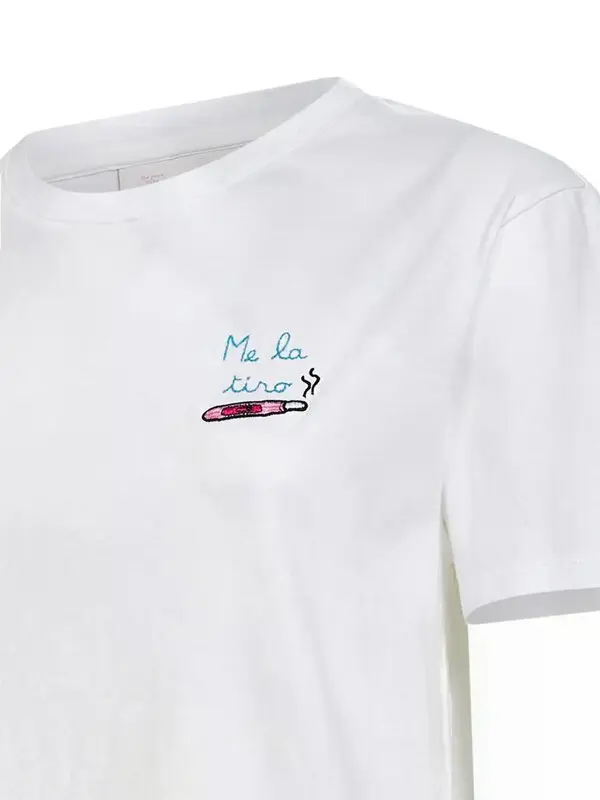 MC2 SAINT BARTH Embroidered Cotton T-shirt