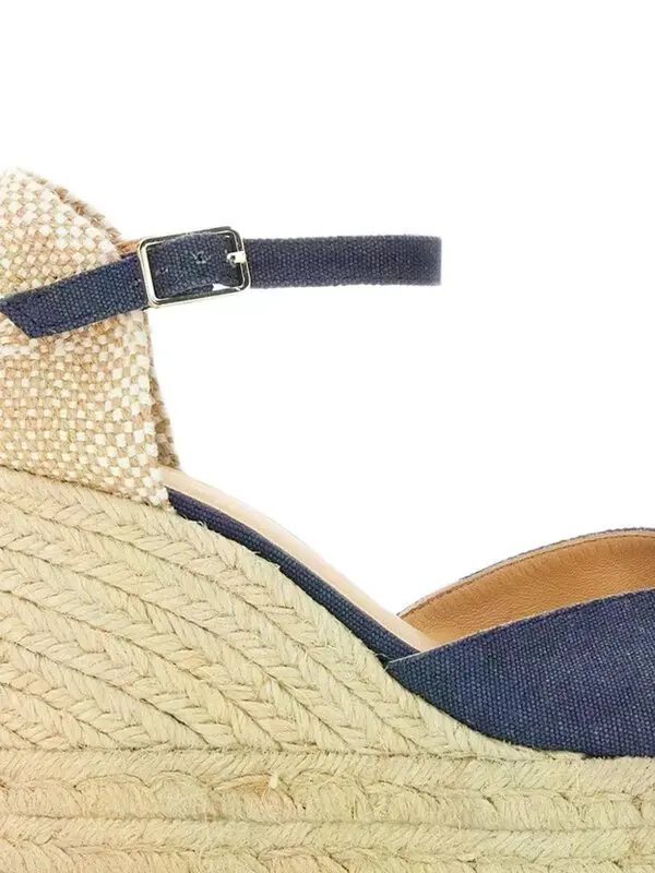 CastaÑer Bianca Wedge Sandals - Blue