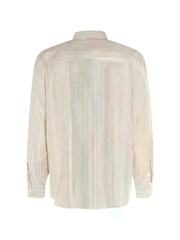Altea Striped Long-sleeve Shirt - Neutrals