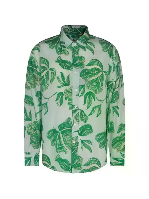 Altea Floral-print Shirt - Green