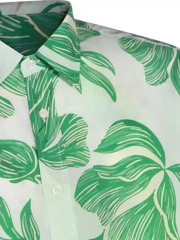 Altea Floral-print Shirt - Green