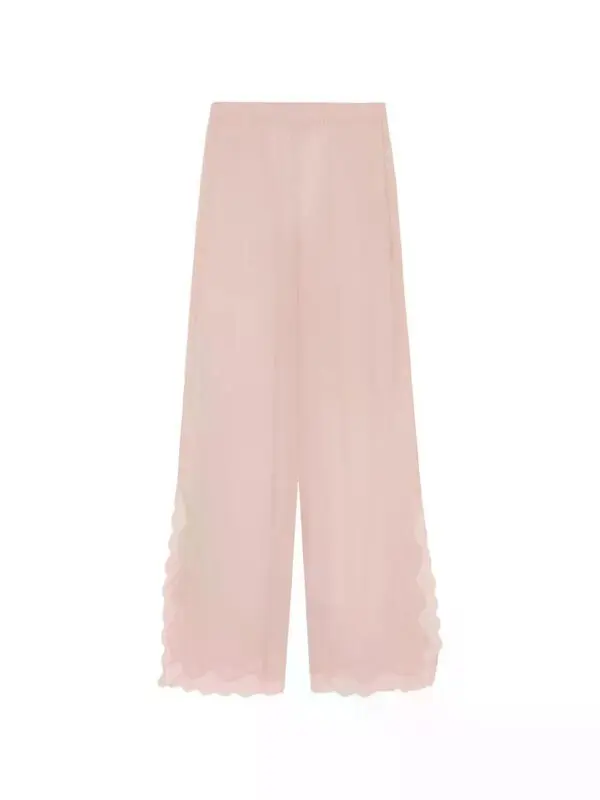 16Arlington Ricci Lace-trim Trousers - Pink