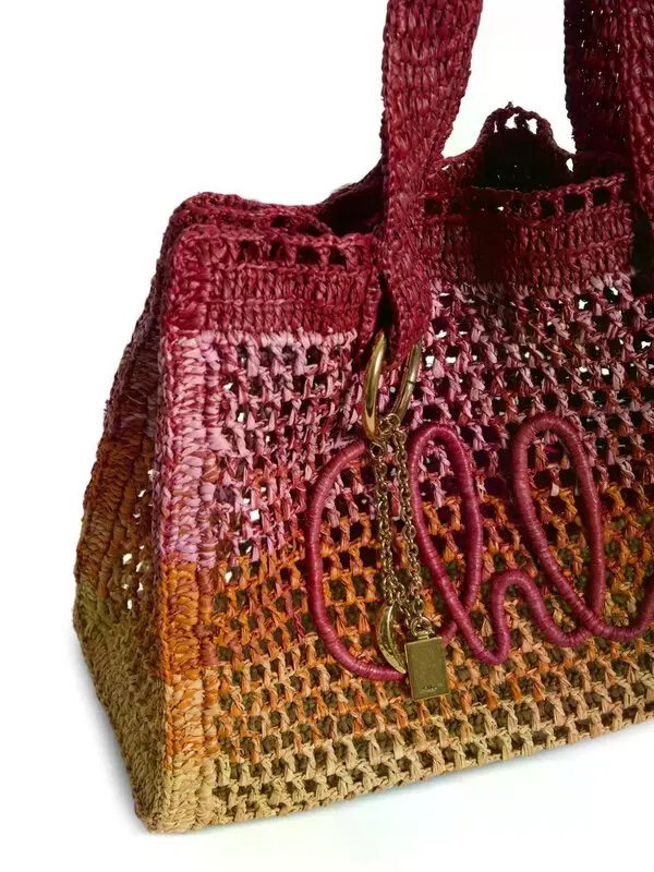 Chloé Crocheted Raffia Tote Bag