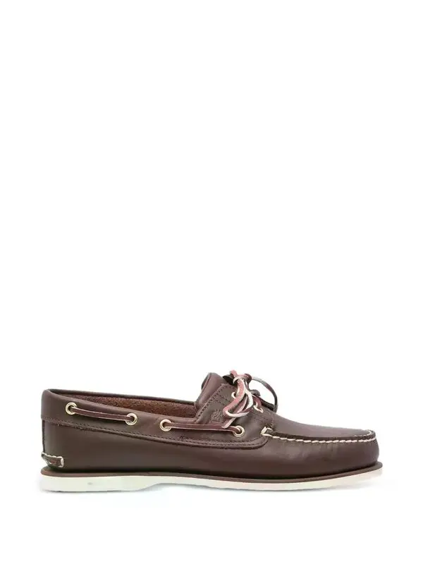 Timberland Lace-up Leather Boat Shoes