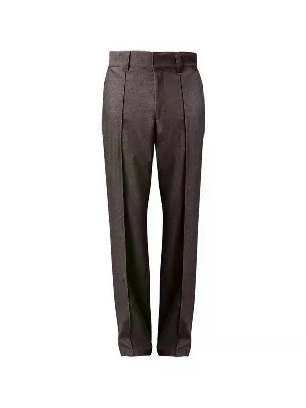 Calvin Klein Pressed-crease Trousers - Brown
