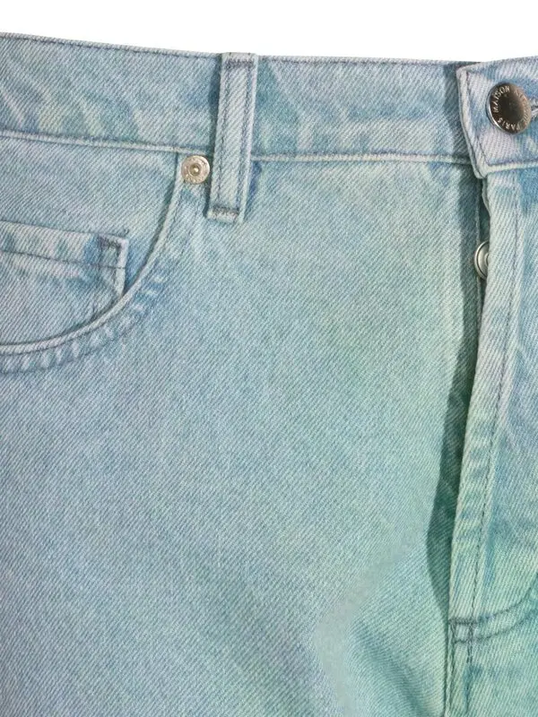 Maison Kitsuné Logo-patch Wide-leg Jeans