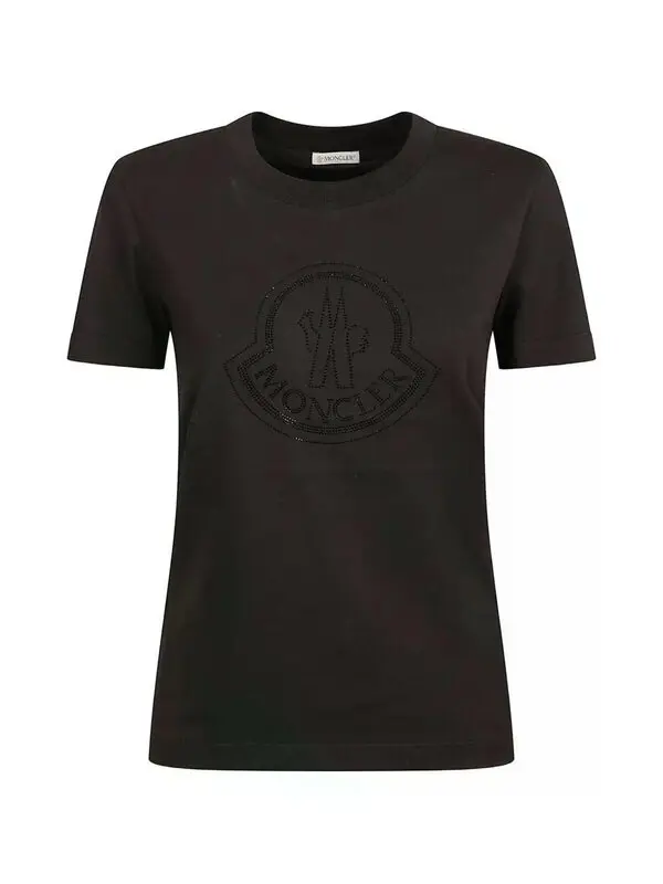 Moncler Logo-embellished T-shirt - Black