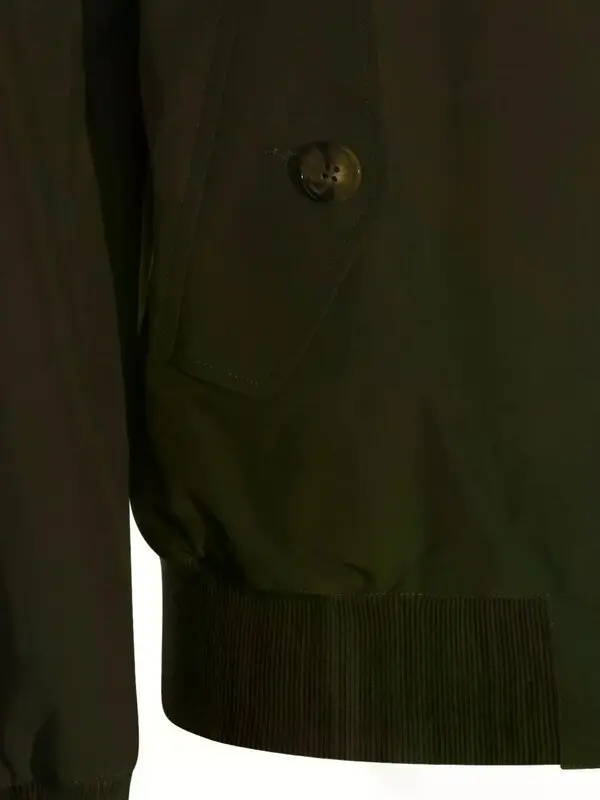 BARACUTA High-neck Zip-up Jacket - Green