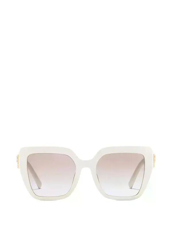 Dolce & Gabbana Devotion Square-frame Sunglasses - White