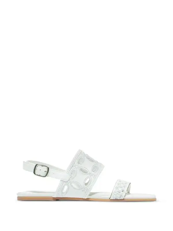 Bernardo Cutout Strap Sandals - White