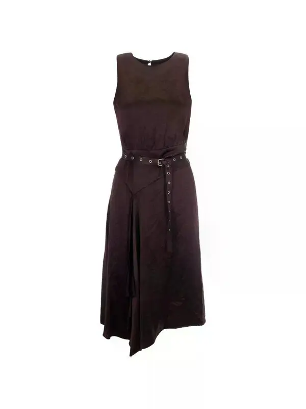 Liu Jo Belted Asymmetric Dress - Brown