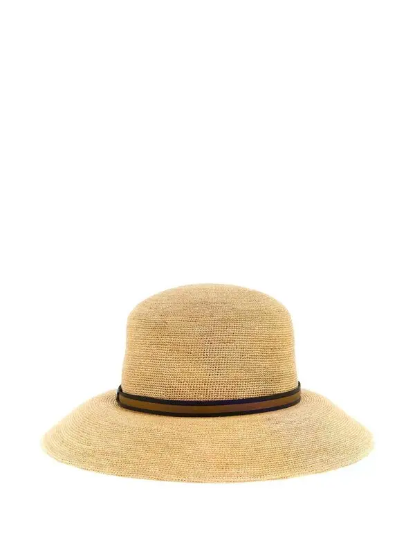 Borsalino Colombia Raffia Crochet Hat - Neutrals