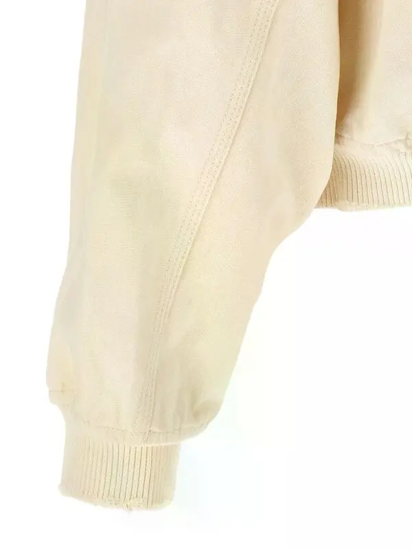 WILLY CHAVARRIA Cotton Zip-up Hoodie - Yellow