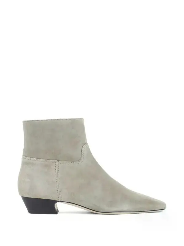 STUART WEITZMAN Pointed-toe Suede Boots