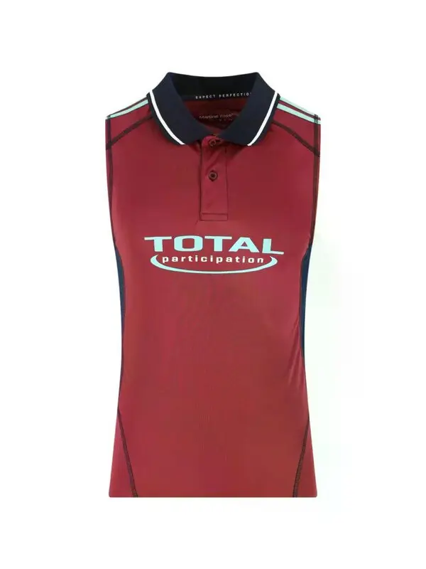 Martine Rose Sleveless Polo Shirt