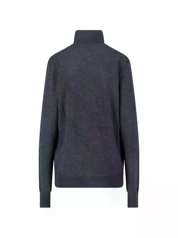 THE FRANKIE SHOP Eve Roll Neck Sweater - Grey