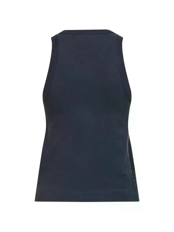 Brunello Cucinelli Sequin-embroidered Racerback Top