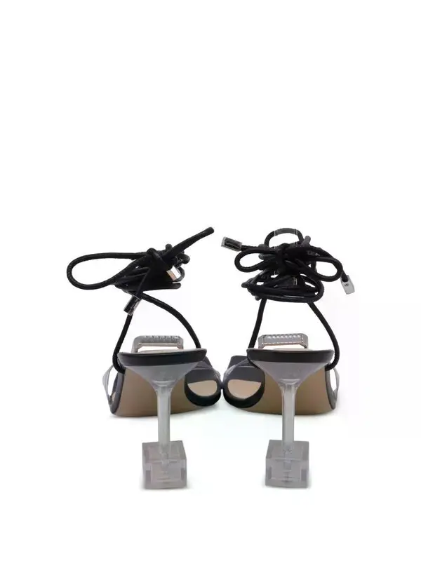 Mach & Mach Crystal-embellished Heeled Sandals