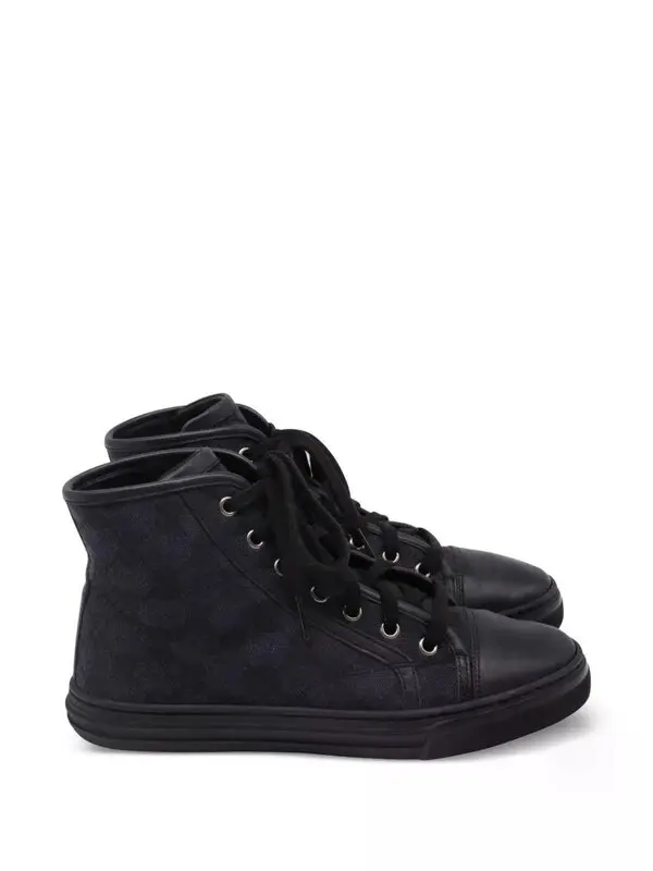Gucci Gg Monogram High-top Sneakers