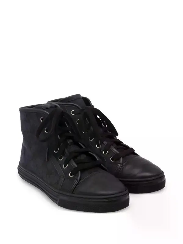 Gucci Gg Monogram High-top Sneakers