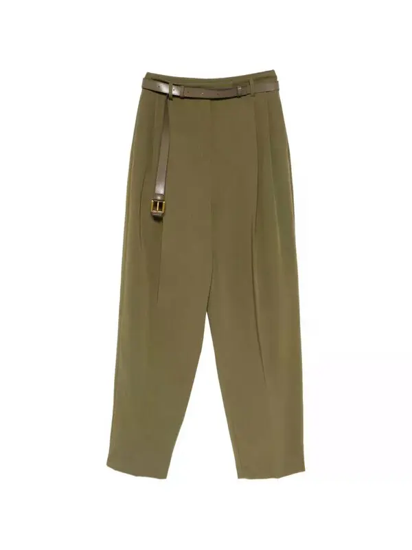 Imperial Belted Pleated Trousers