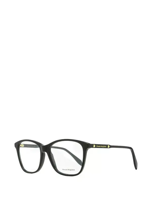 Alexander McQueen Square Frame Eyeglasses - Black