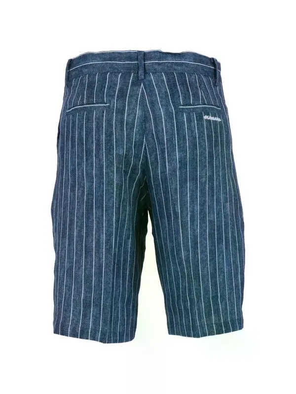 ERMANNO FIRENZE Pinstripe Pleated Shorts