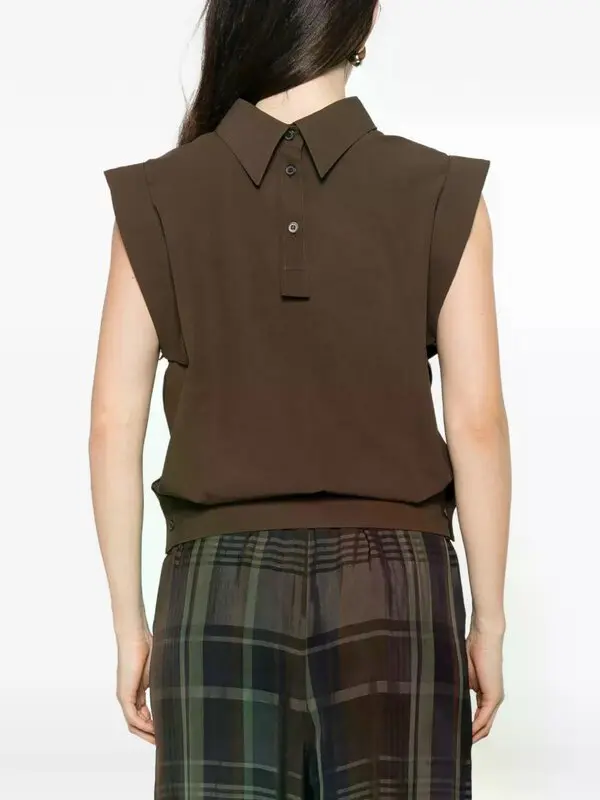 Issey Miyake Odd Blouse - Brown