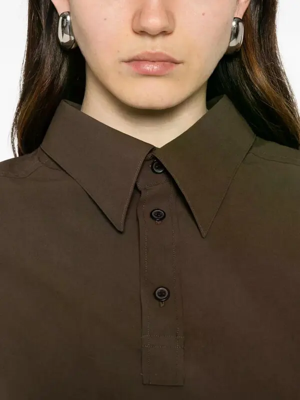 Issey Miyake Odd Blouse - Brown