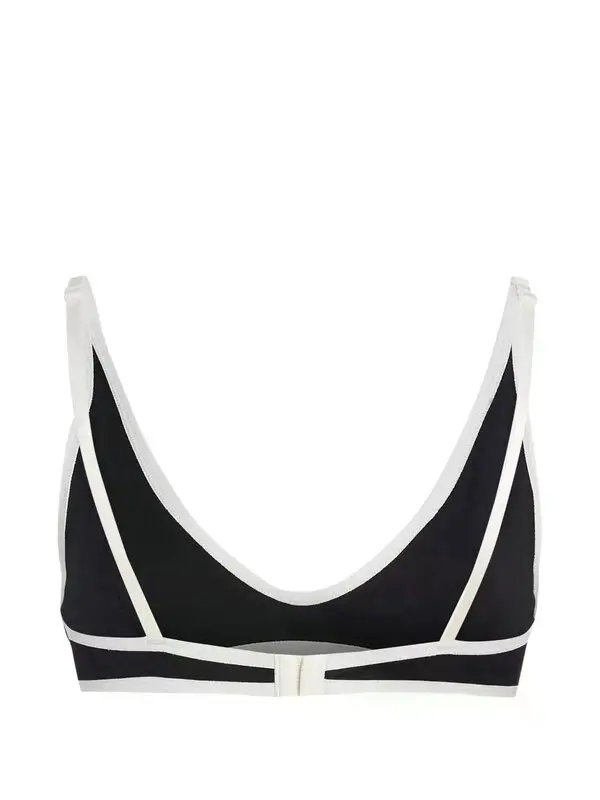 Karl Lagerfeld Logo-patch Contrast-trim Bra