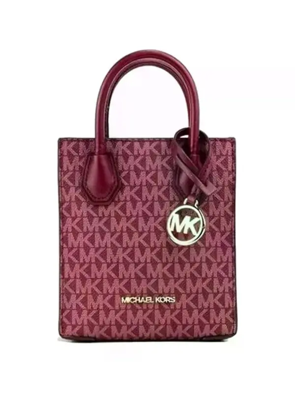 Michael Kors Mini Mercer Monogram-print Tote Bag - Red