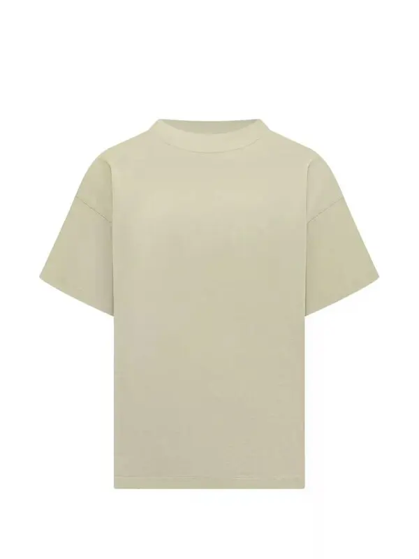 Fear Of God Logo-patch Oversized T-shirt - Neutrals