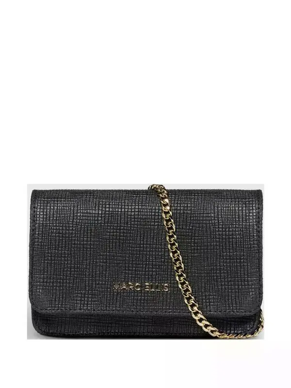 MARC ELLIS Everly Rf Textured Clutch Bag - Black