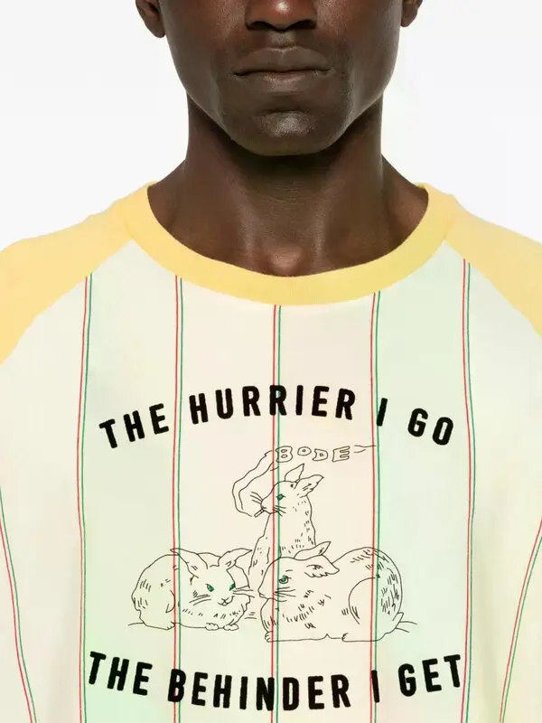 BODE Summertime Stripe Baseball T-shirt